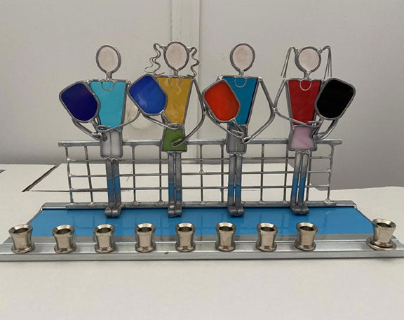 Pickelball Menorah – CBL Fine Art