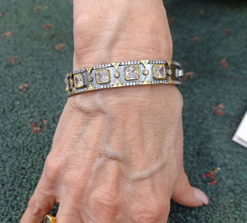 Be-Je Designs 3-Tone Bangle – CBL Fine Art