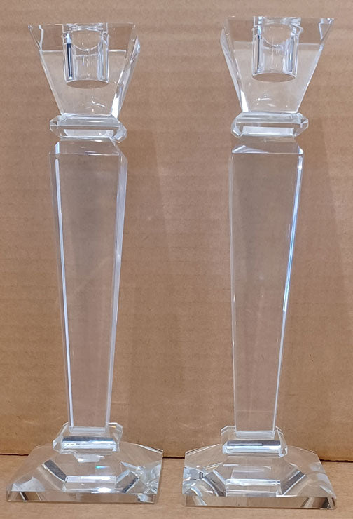 Stunning Cut Glass Candlesticks – CBL Fine Art